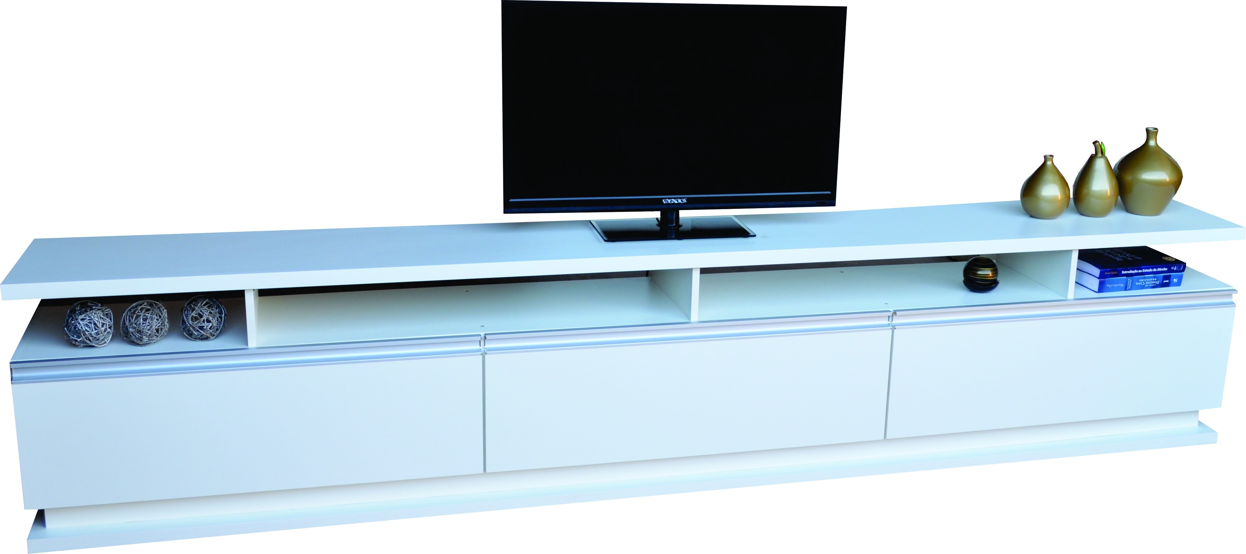 Rack para TV home em mdf 250cm - Sala